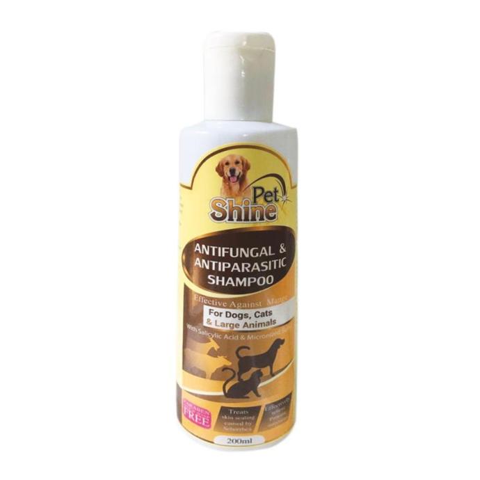 Pet Shine Antifungal & Antiparasitic Shampoo 200ml | Bawwa